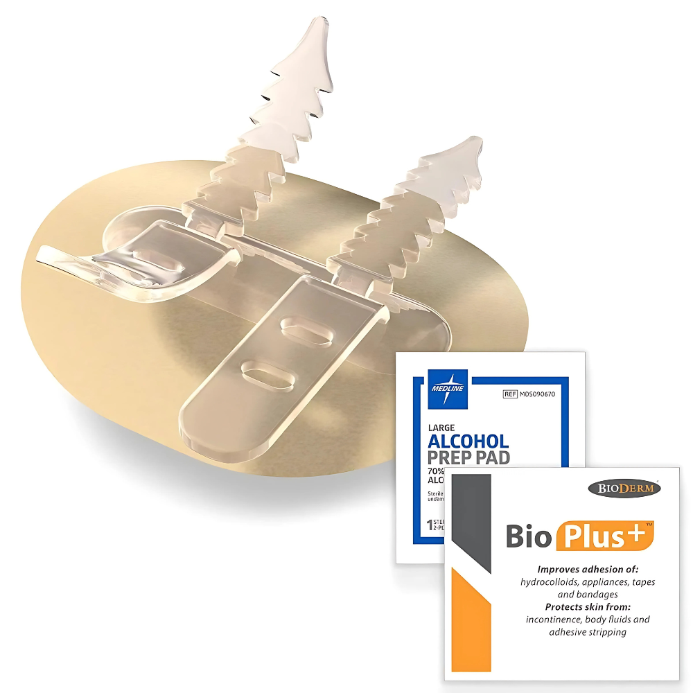 BioDerm CathGrip Catheter Securement Device, Double Strap, Large ...