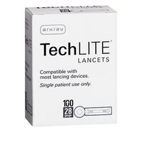Arkray USA TechLite Lancets, 28G (0.36 mm), 28 Gauge, Universal (Compa ...