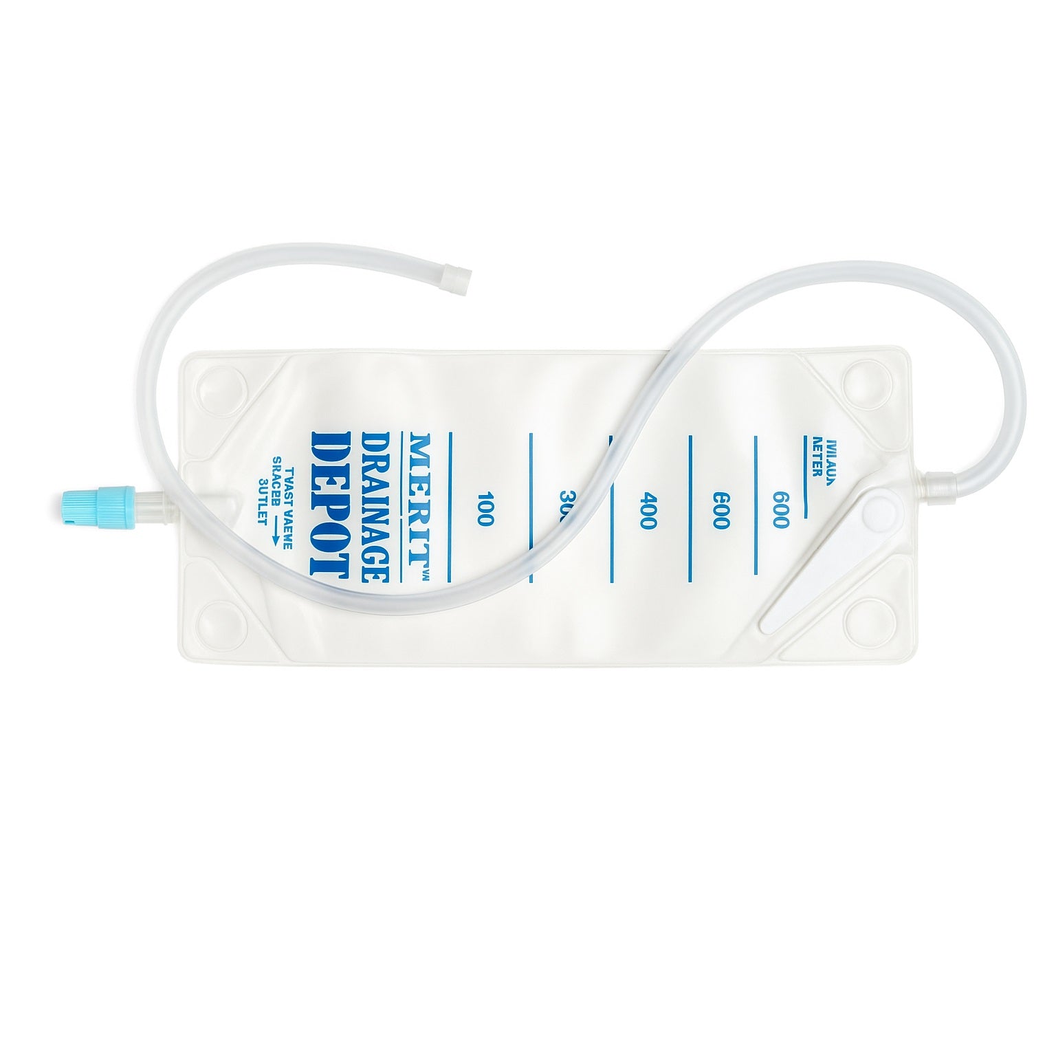Merit Drainage Depot Bag 20 oz (600 mL), 24" Tubing, Twist Drain Valve