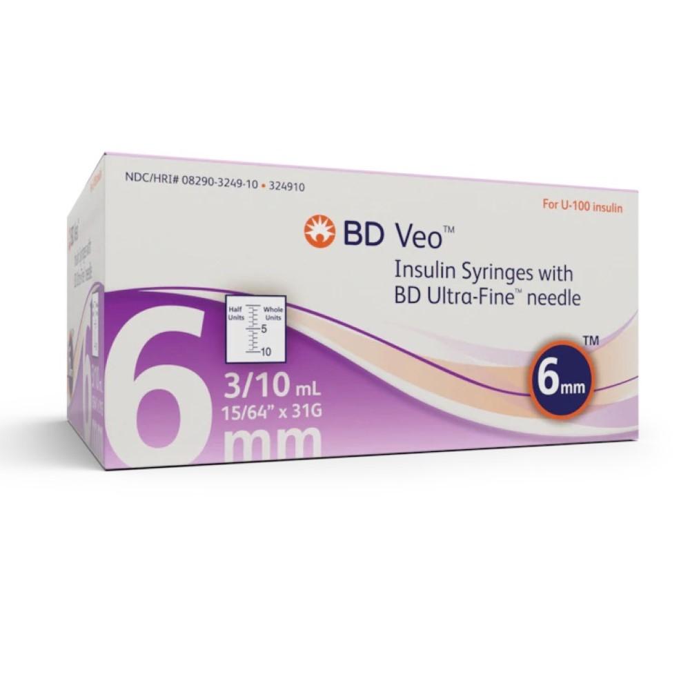 BD Veo with Ultra-Fine Needle U100 Syringes by Becton Dickinson